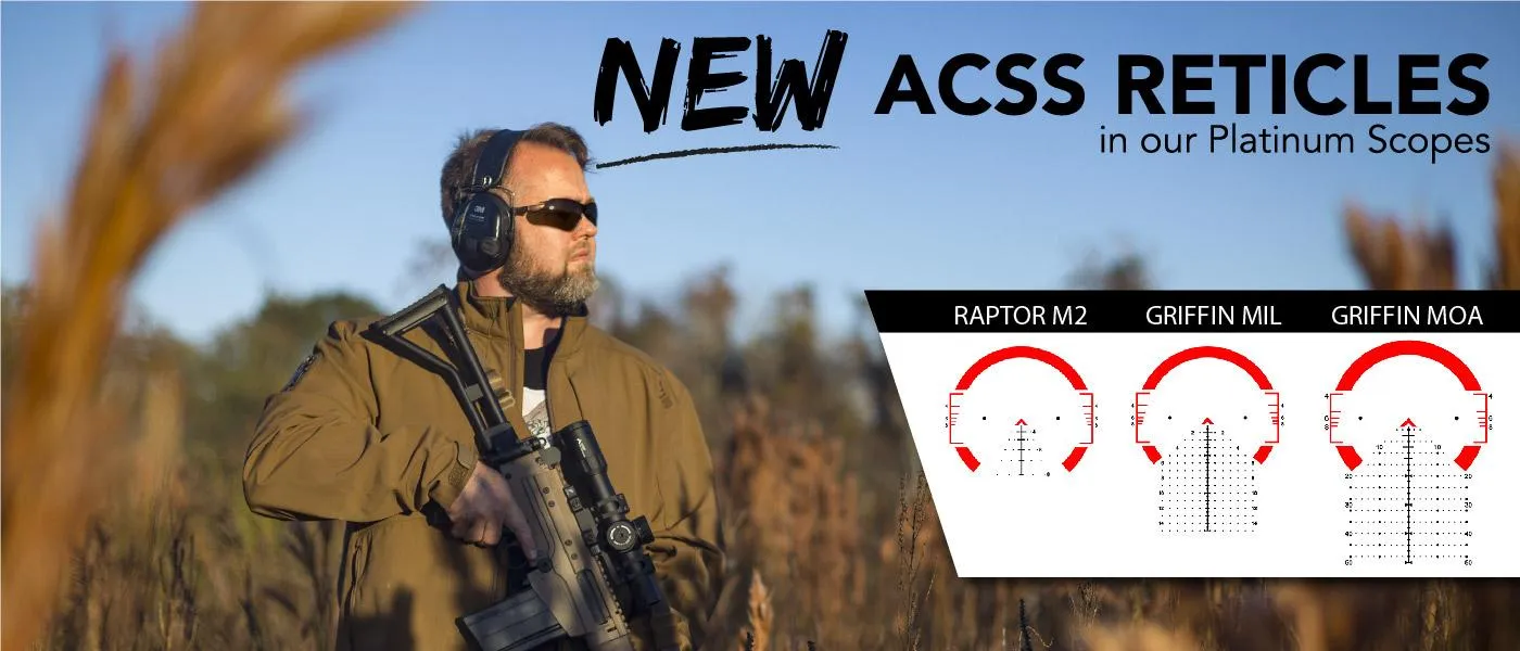 NEW ACSS Reticles: Primary Arms Platinum Series 1-8x FFP Scopes | The ...
